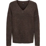 Only Talio Γυναικεία Πλεκτή Μπλούζα με V Λαιμόκοψη Ανθρακί 15359335 ...